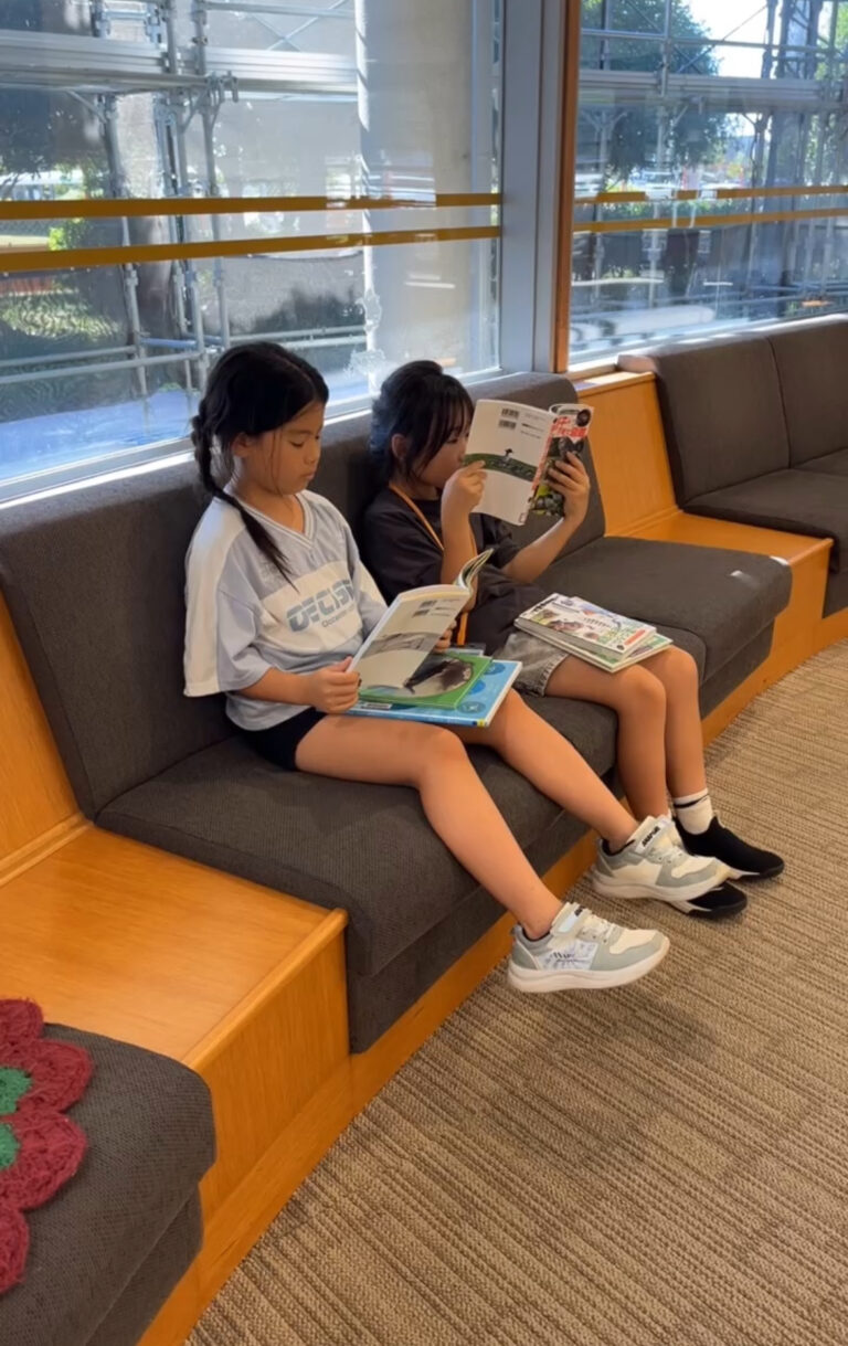 図書館学習（にこっと） - 磐田市民間放課後児童クラブ（アフタースクール）SOBU ACADEMY